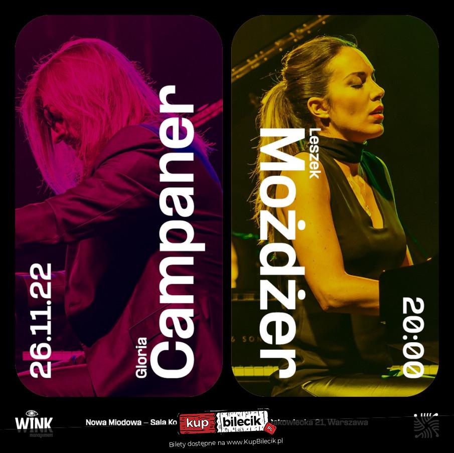 Gloria Campaner & Leszek Możdżer - Koncert - 26 Listopad 2022 ...
