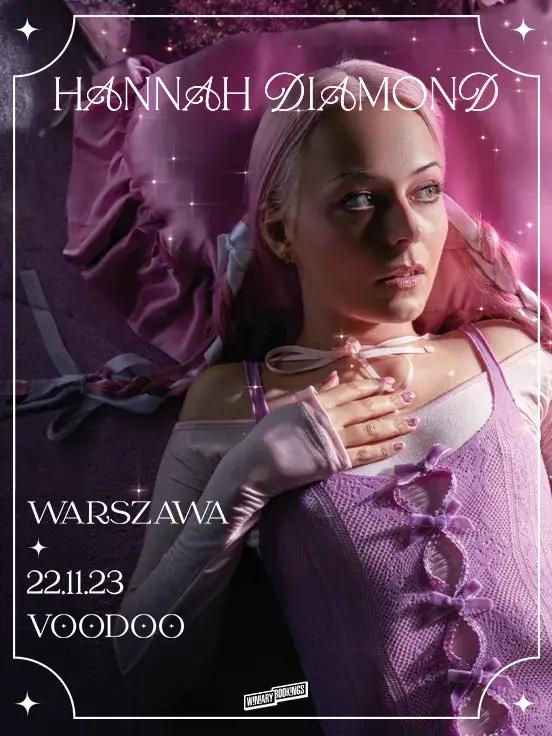 HANNAH DIAMOND - Koncert - 22 Listopad 2023 - Warszawa - Atrakcje.pl